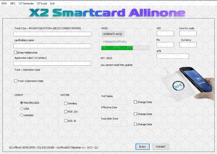 X2 ALLINONE SMARTCARD EMV SOFTWARE – Emv Solution hub